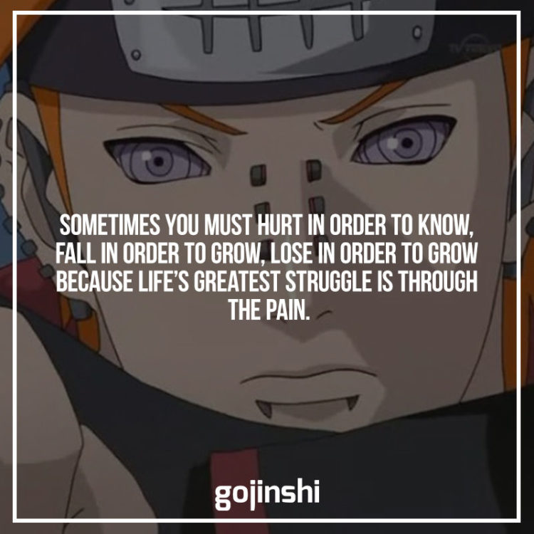 15 Best Thought-Provoking Pain Quotes From Naruto